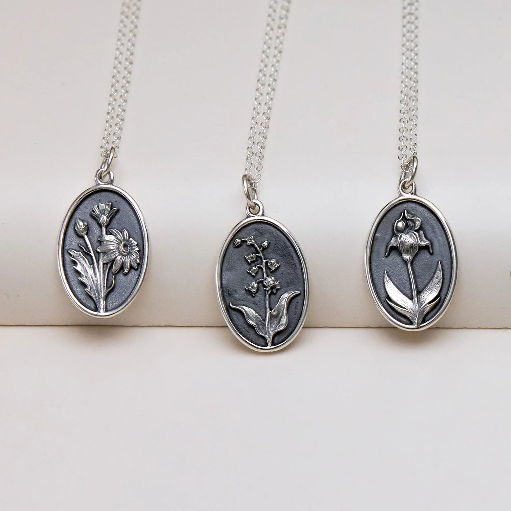 Birth Flower Necklaces - Nina Designs