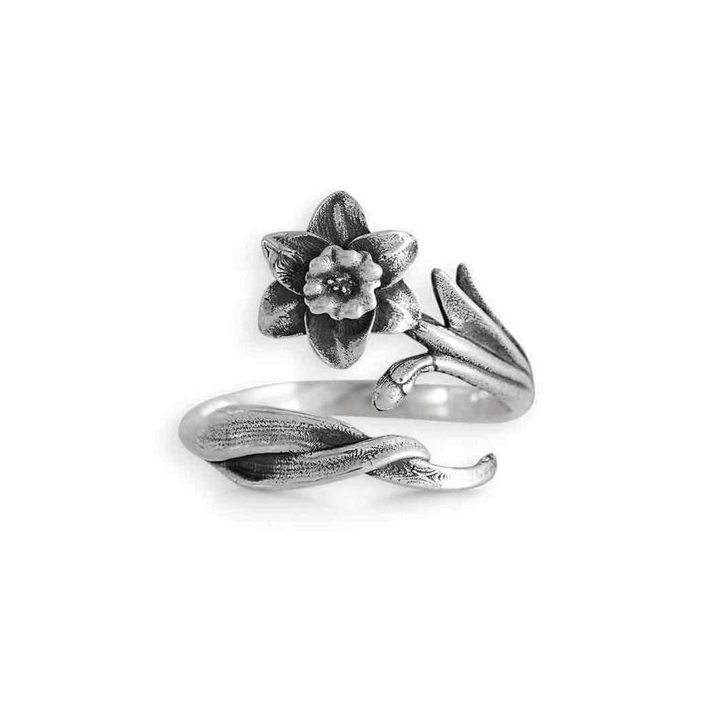 March Daffodil Birth Flower Ring – Nina Designs