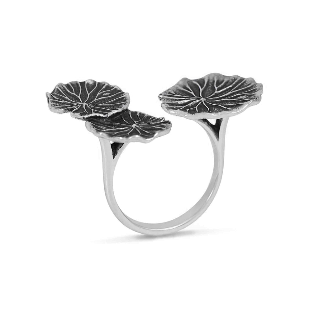 Adjustable Lily Pads Ring - Nina Designs